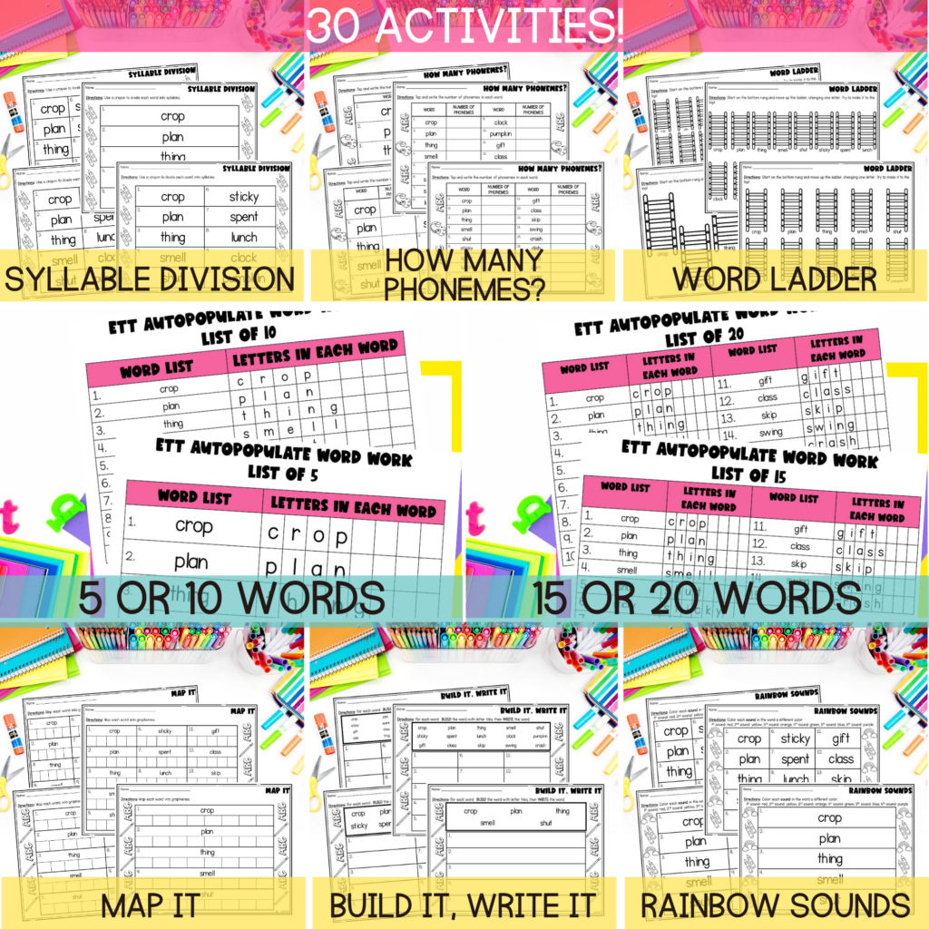 Editable Spelling Worksheets | Spelling Practice | Word Work Worksheets ...